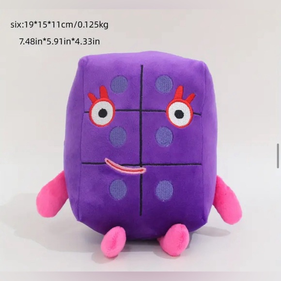 Numberblocks | Toys | Numberblocks Kids Counting Show Six Plushie Nwot ...